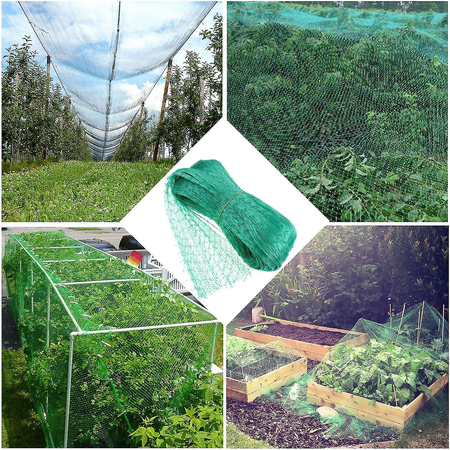 2pcs Green Bird Protection Netting Netting Garden Plant Nets Protect ...