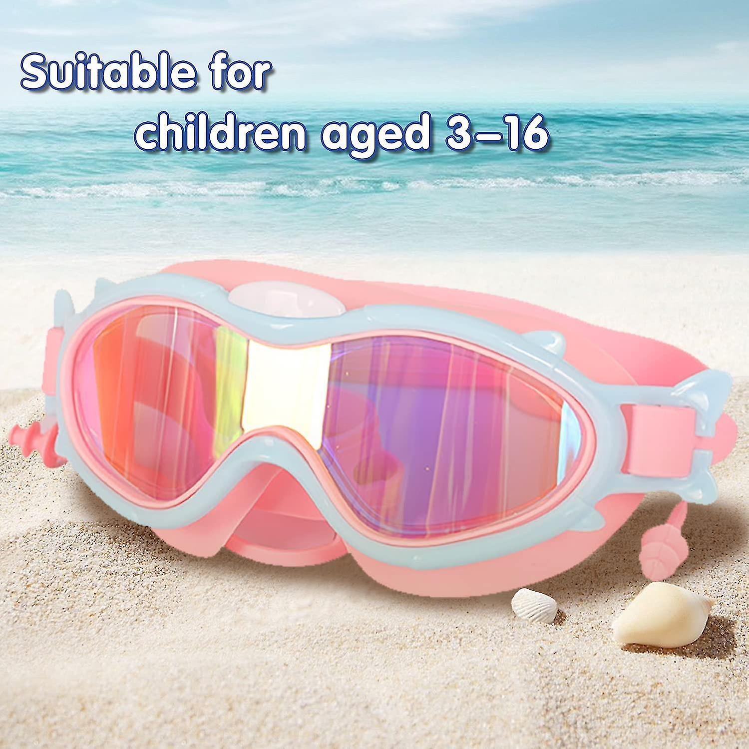 Swim Goggles For Kids 6-14, Swimming Goggles For Kids Toddler, Anti Fog ...