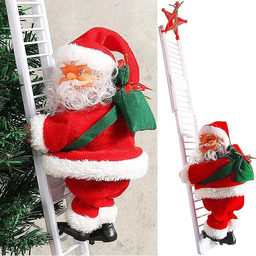 2023 Santa Climb the Ladder, Sing Santa Claus, Automatically Play with ...