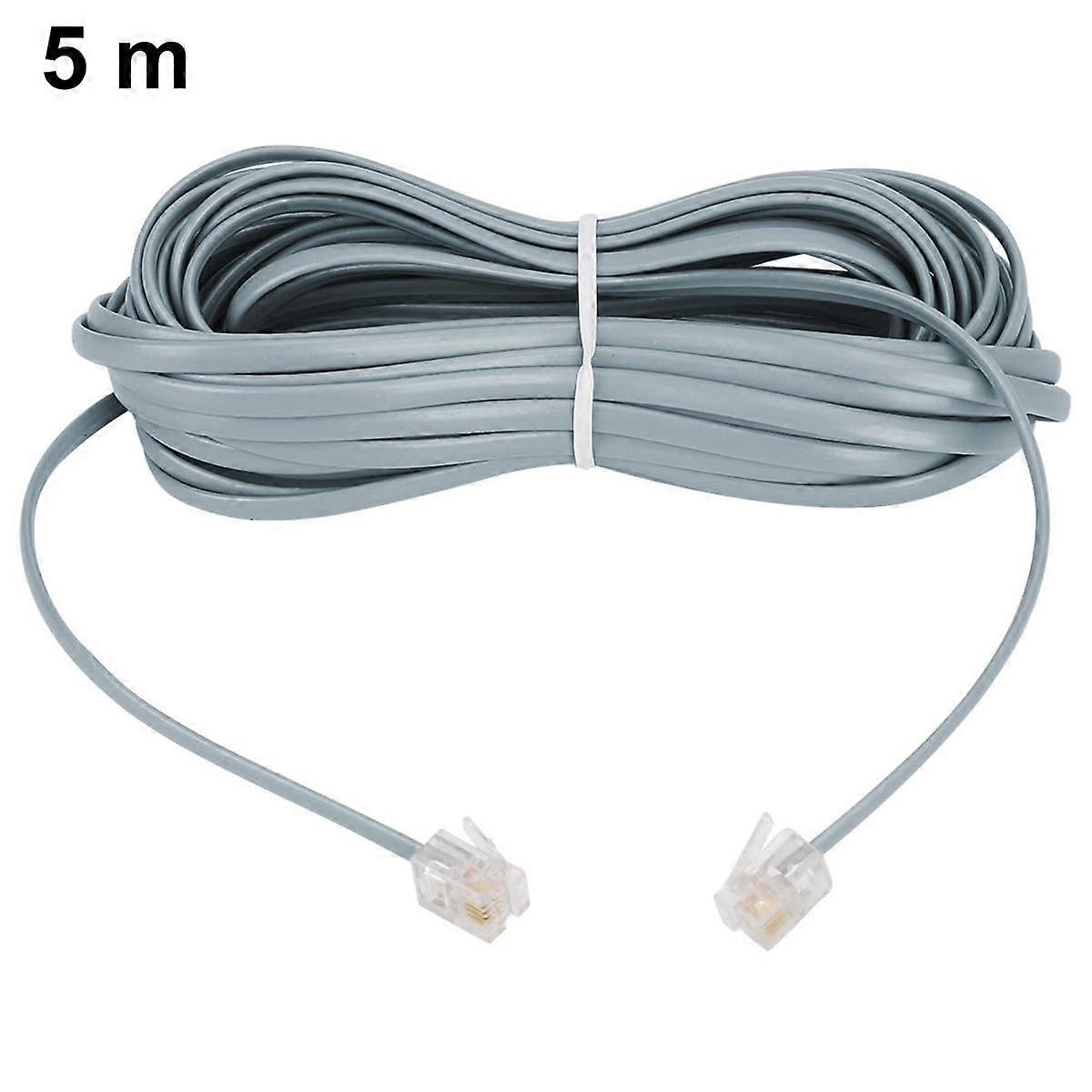 Telephone Cable To Male Modular Telephone Extension Lead Cable Cord ...