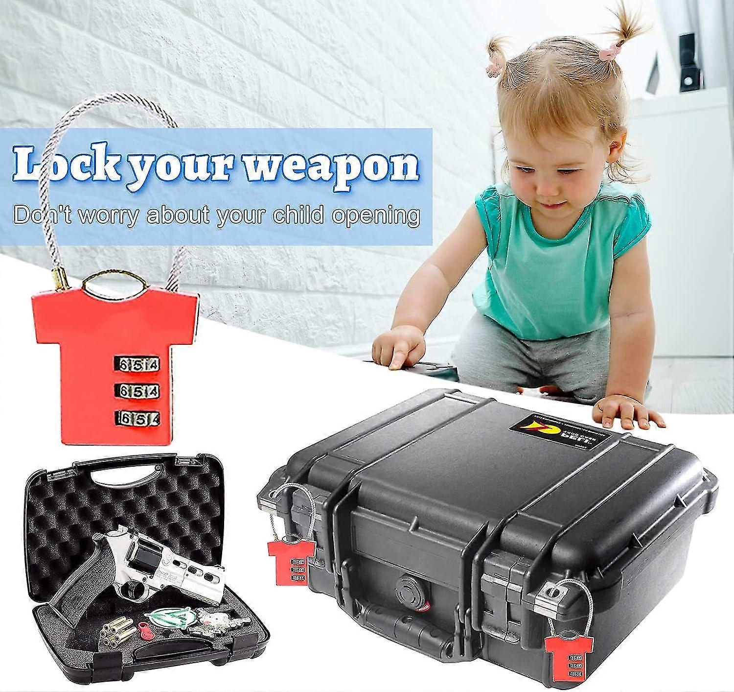 Code Padlock 3 Digits 4 Pieces Airplane Suitcase Padlock Small Code ...