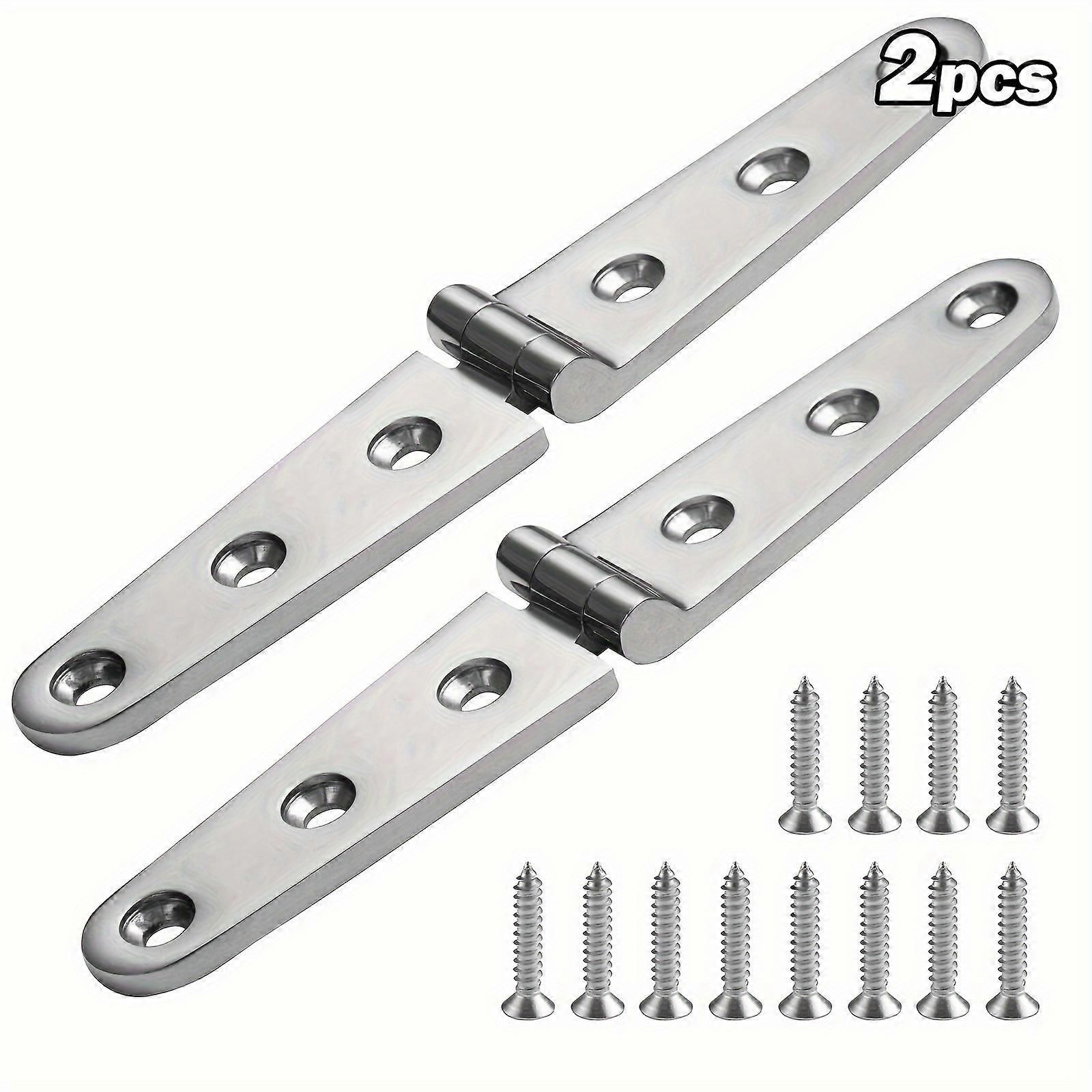 2pcs Boat Hinges, 316 Stainless Steel Hinges, Marine Grade Marine Boat ...