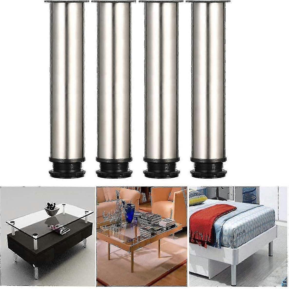 4 Adjustable Legs 300mm Height Thicken Cabinet Legs Table Legs ...