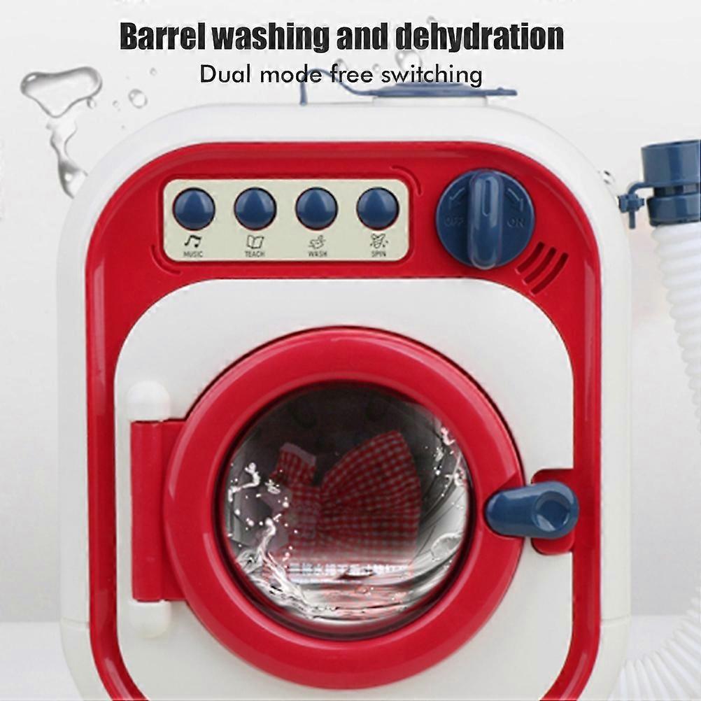 Electric Mini Washing Machine Toy Child Wash Machine Toys Waterproof ...
