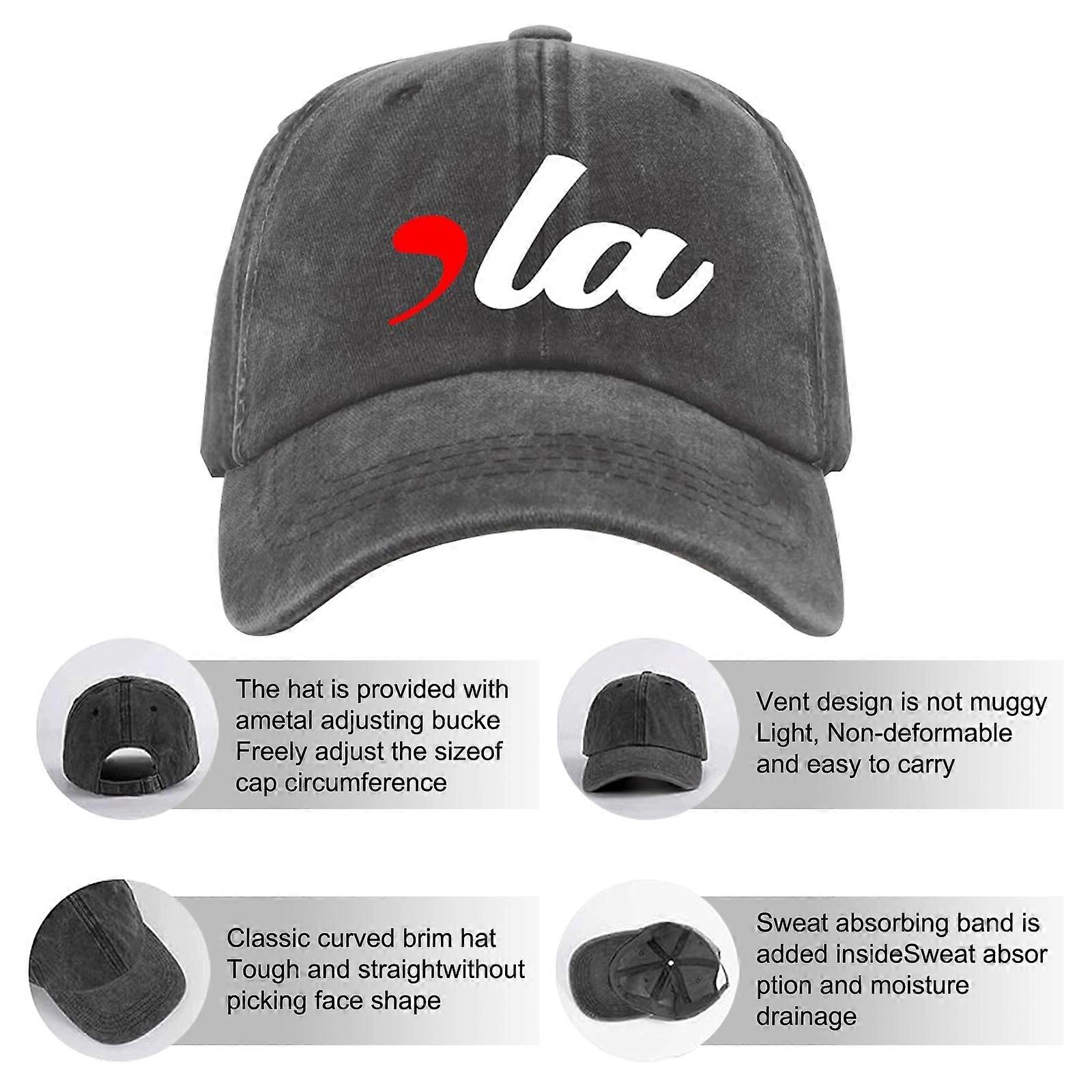Kamala Harris 2024 Hat Comma La Baseball Kasket Sjov Far Hat Justerbar ...