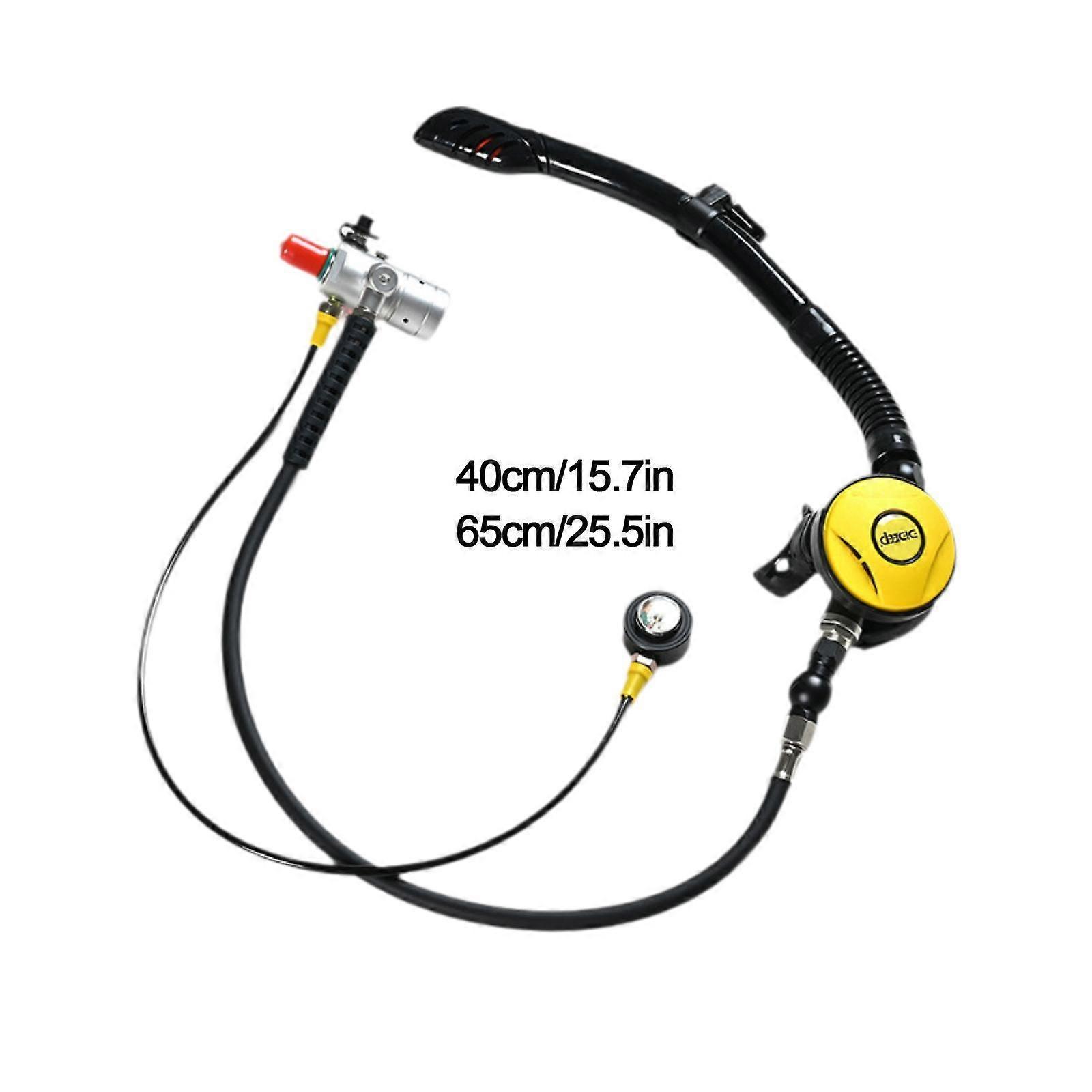 Dive Regulator Set 2L with Tube Quick Disconnect Hoses Parts Equipment ...