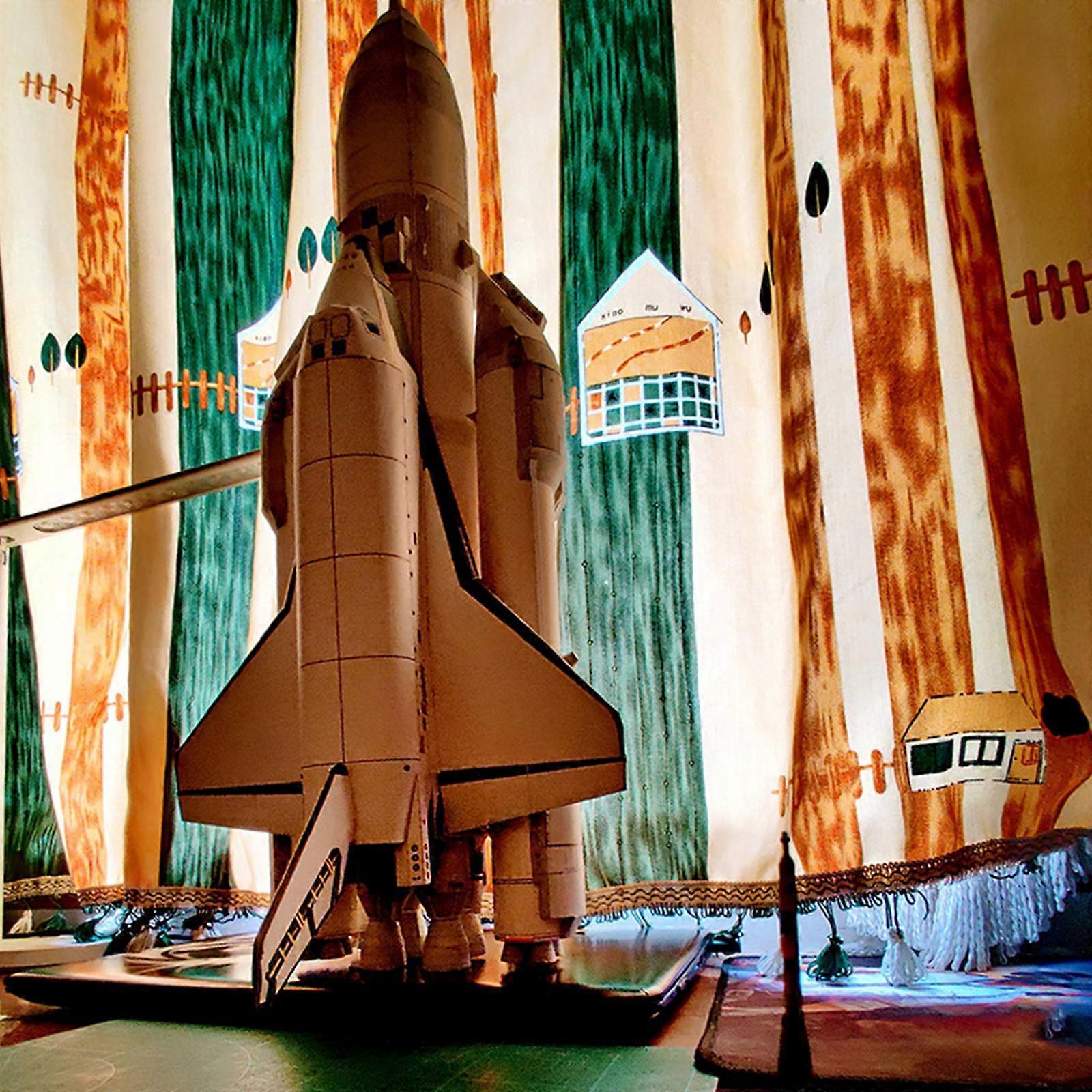 1:96 Scale Rocket Model Kit DIY Model Rocket Spacecraft Model for Kids ...