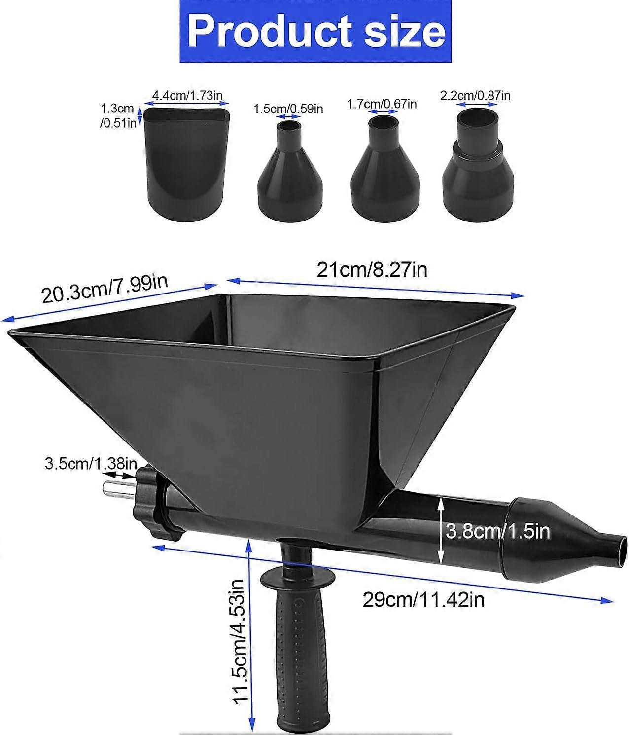 good Portable Electric Grout Gun, Grouting Caulking Guns, with 4 ...