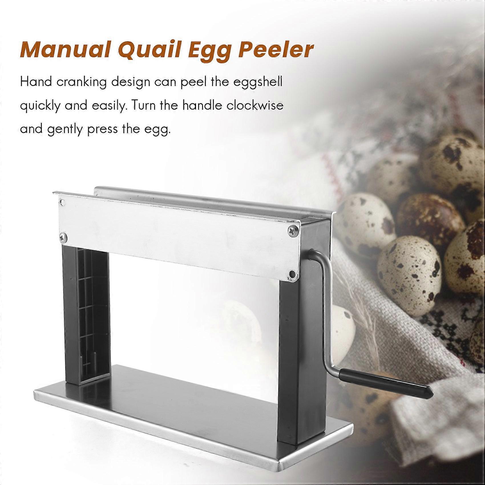 Egg Huller Manual Household Portable Hand Roll Quail Egg Peeler Manual ...