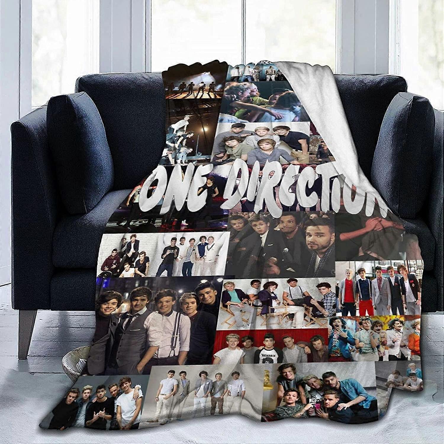 1D One-Direction Blanket Micro Fleece Throw Blanket Soft Cozy Blankets ...