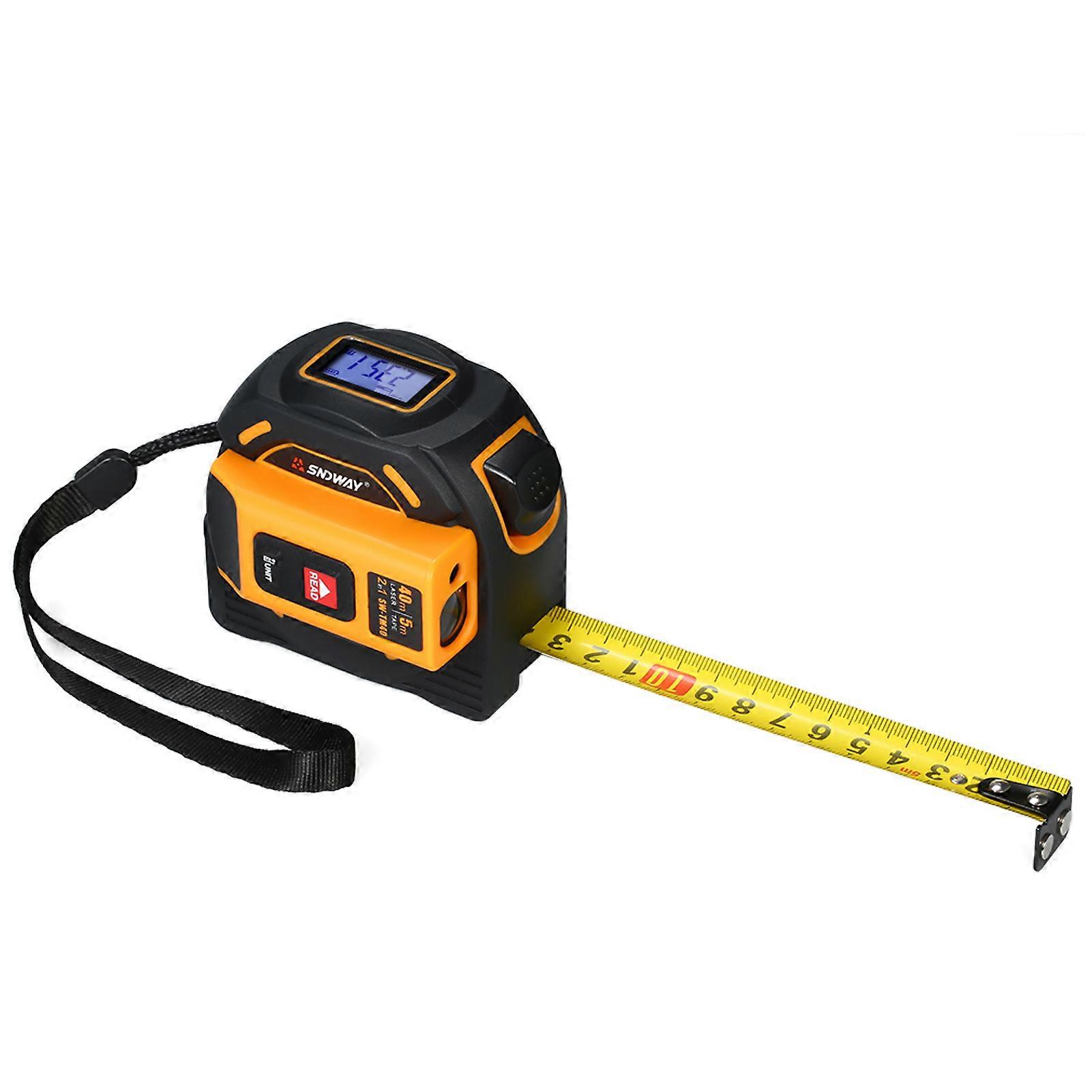 SNDWAY Digital Laser Distance Meter Units Switchable Rangefinder ...