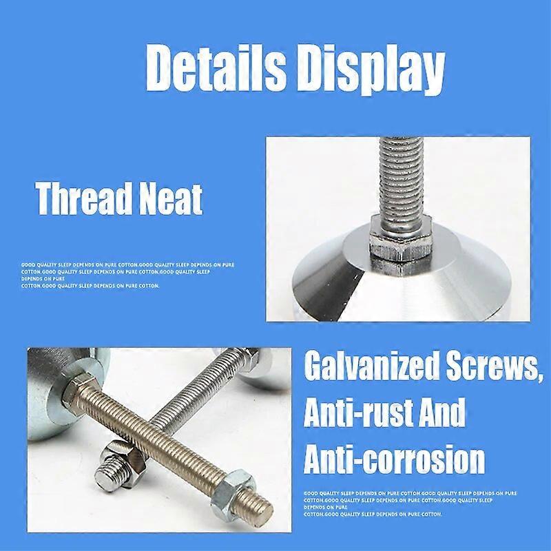 4PCS Base Heavy Fixed Adjustable Feet M8-M20 Adjustable Machine Tool ...