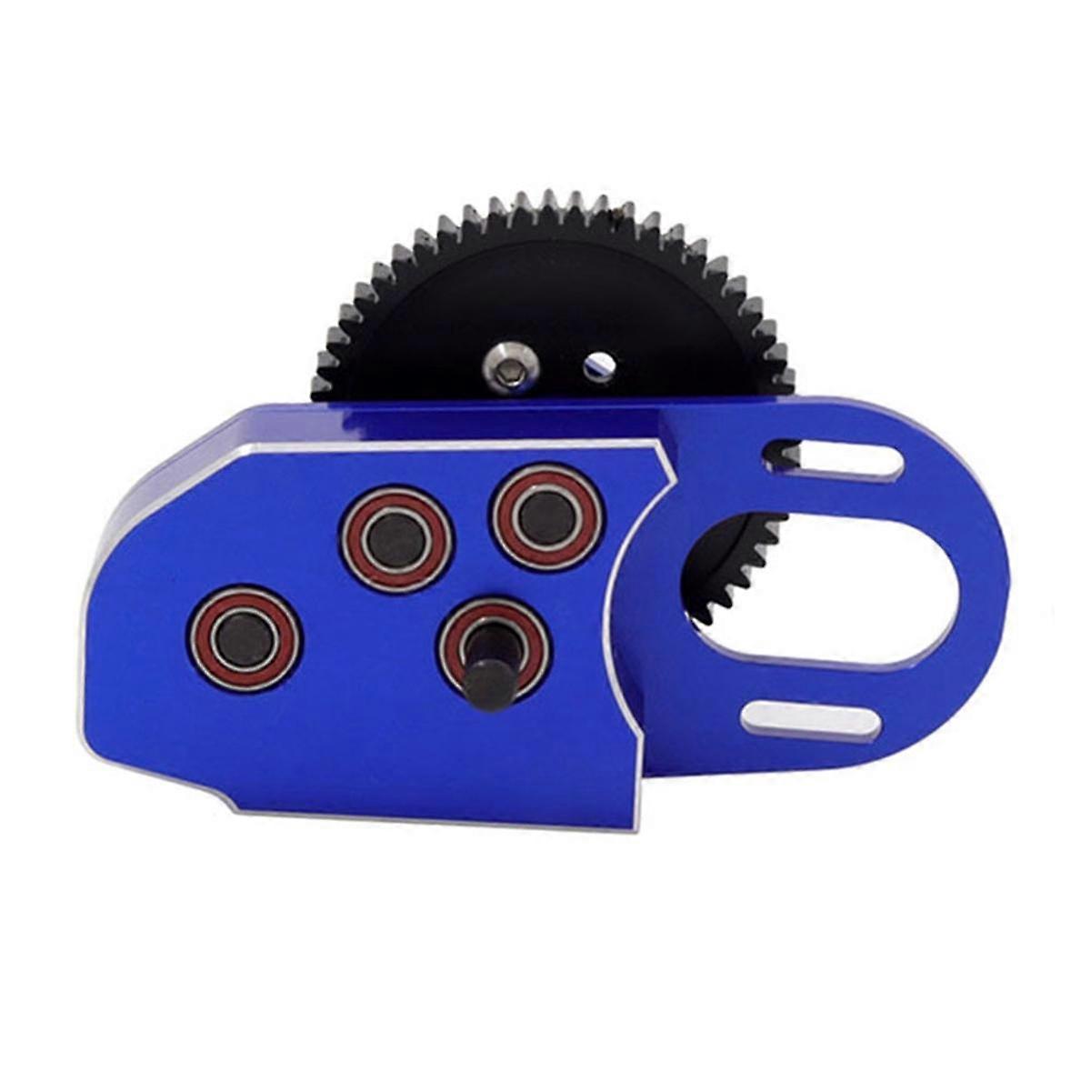 2Low CNC Gearbox Middle Transmission Box with Overdrive Gear for LCG 1/10 RC Crawler Axial SCX10 ...