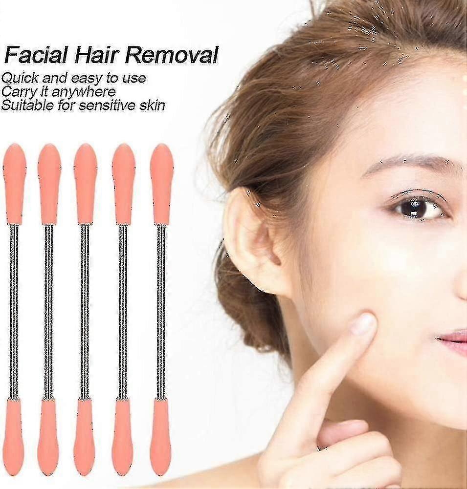 5pcs Spring Facial Hair Epilator, Spring Facial Hair Remover For Women ...