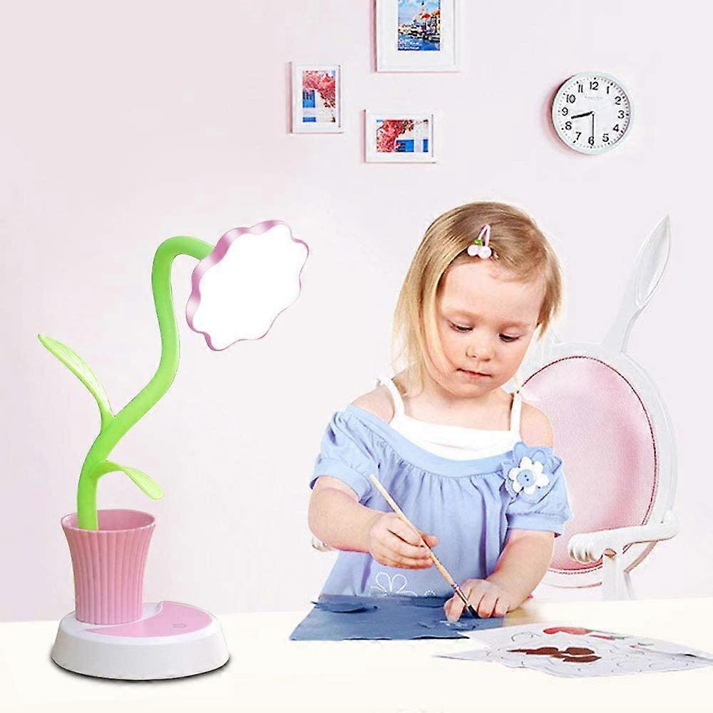Kids Desk Lamp, LED Desk Lamp, Dimmable Bedside Lamp with Touch Sensor ...