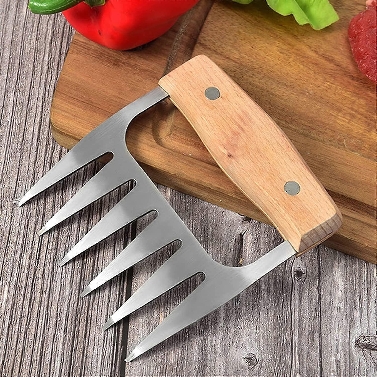 Stainless Steel BBQ Claw Shredding Meat Bear Claws Stainless Steel Meat ...
