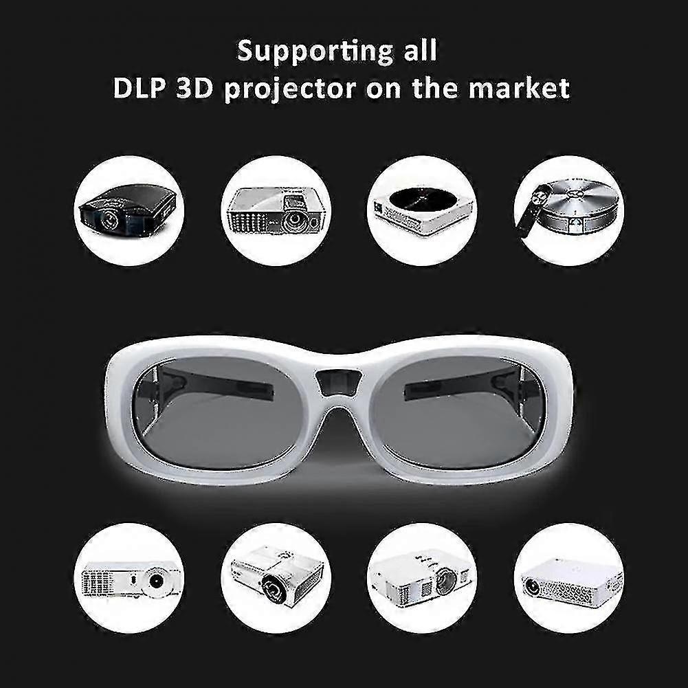 3d Glasses High Transmittance Active Shutter Lcd Lens Kids Eyewear For ...