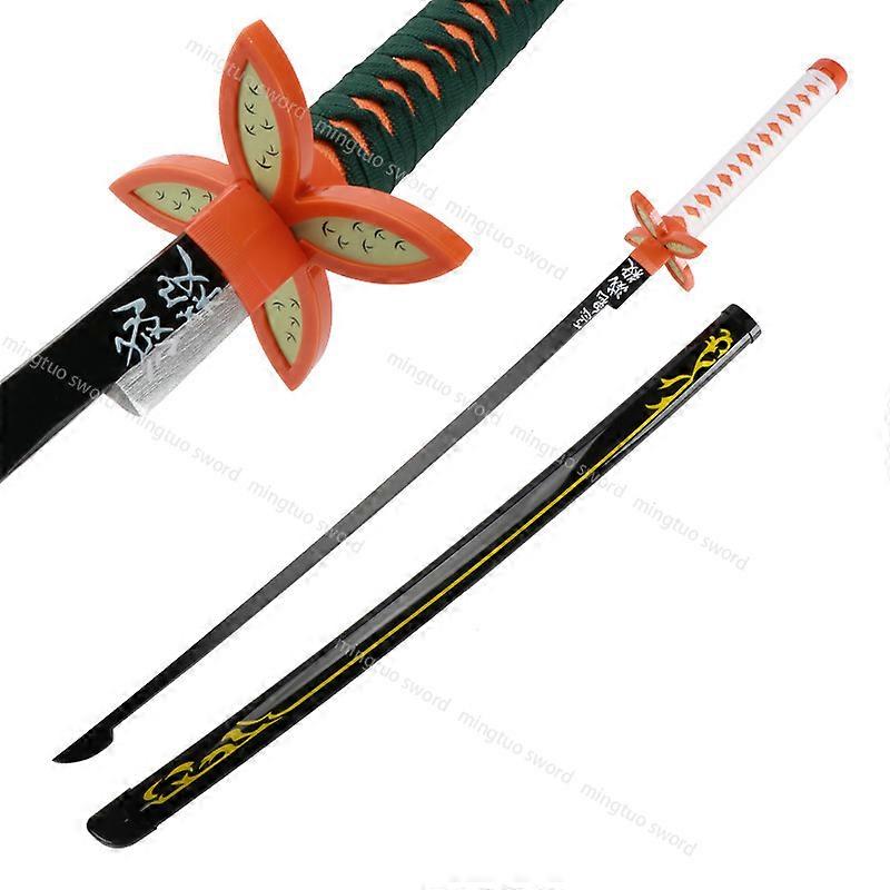 104cm Demon Slayer Sword 1:1 Nichirin Swords Bamboo Blade Kimetsu no ...