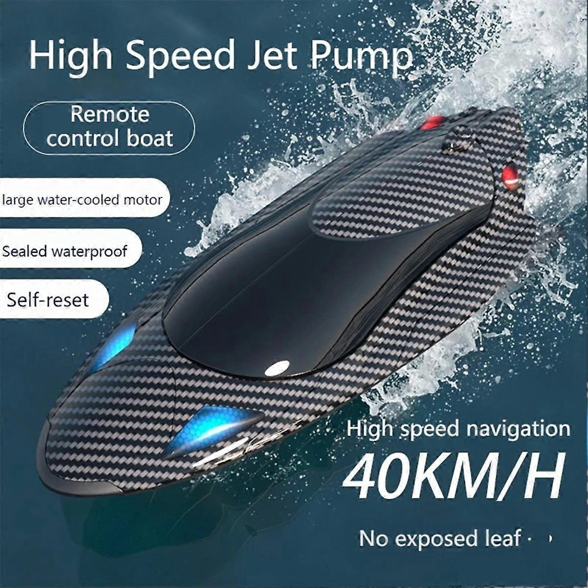 Fy011 2.4G Electric Speedboat Racing Water Toy Boat High-Speed Turbojet ...