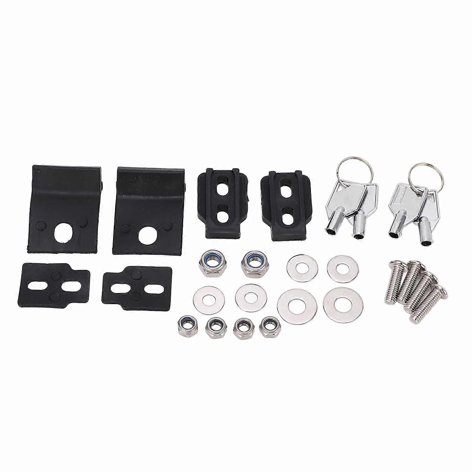 Anti Theft Metal Locking Hood Lock Catch Latches Kit with Keys for Jeep ...