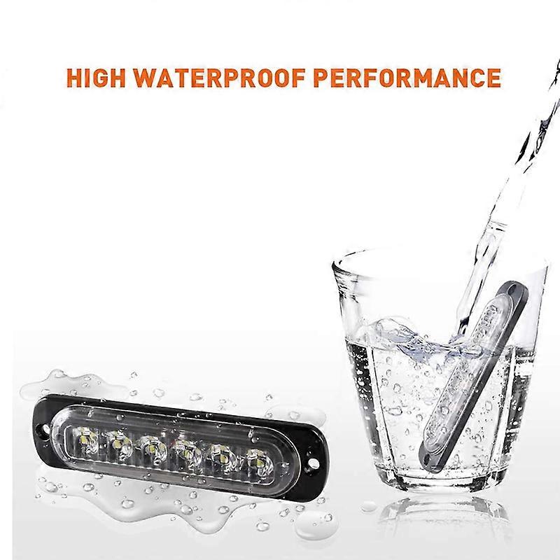 24 LED Strobe car light Wireless Emergency Flashing car light LED 12V ...