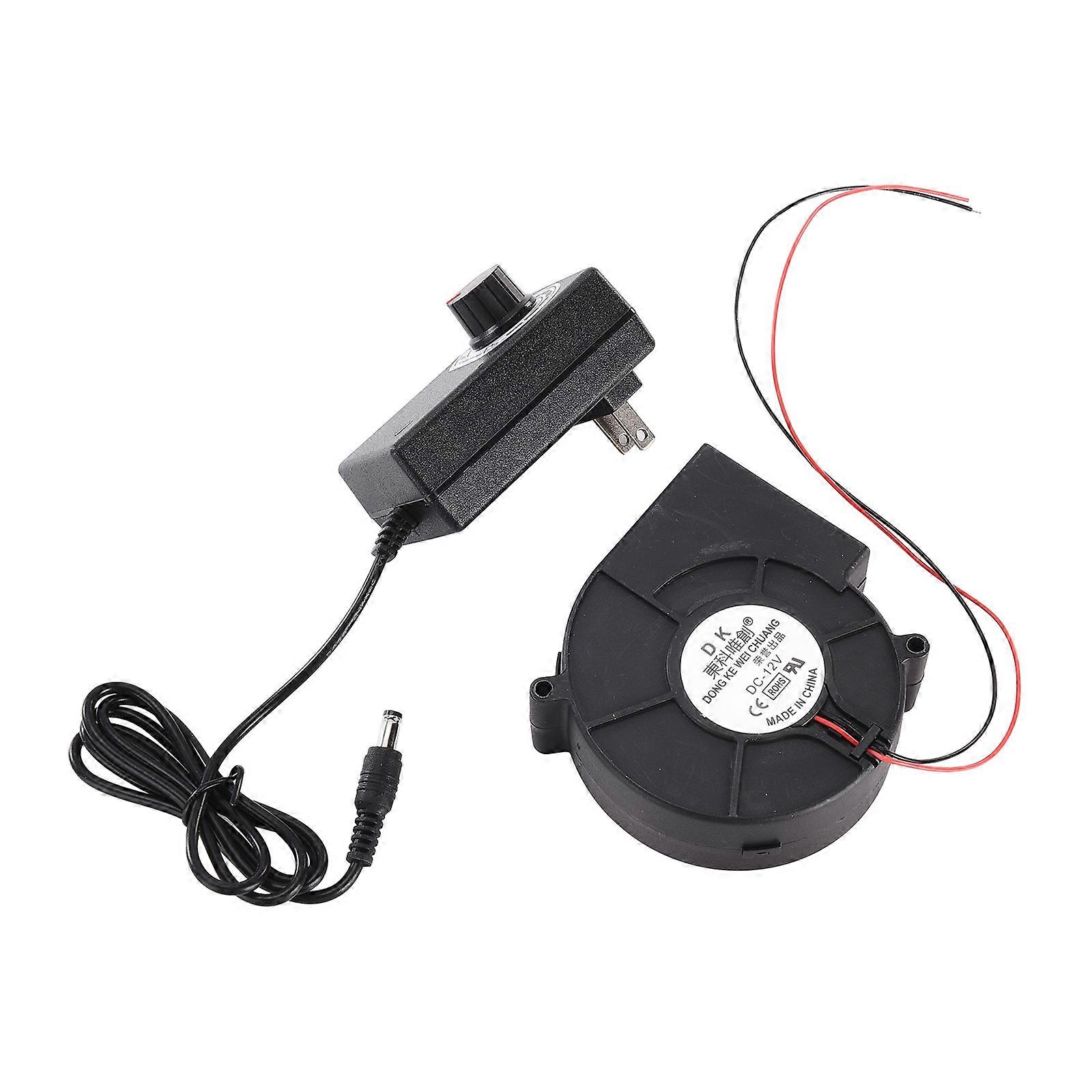 run 97mm x 33mm DC Blower, 110V 220V AC Powered Fan 9733 with Variable ...