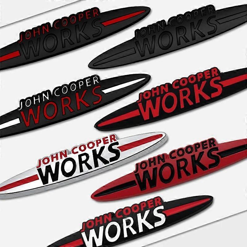 Car Interior Auto Metal John Cooper Works Grille JCW Logo Car 3D Badge ...