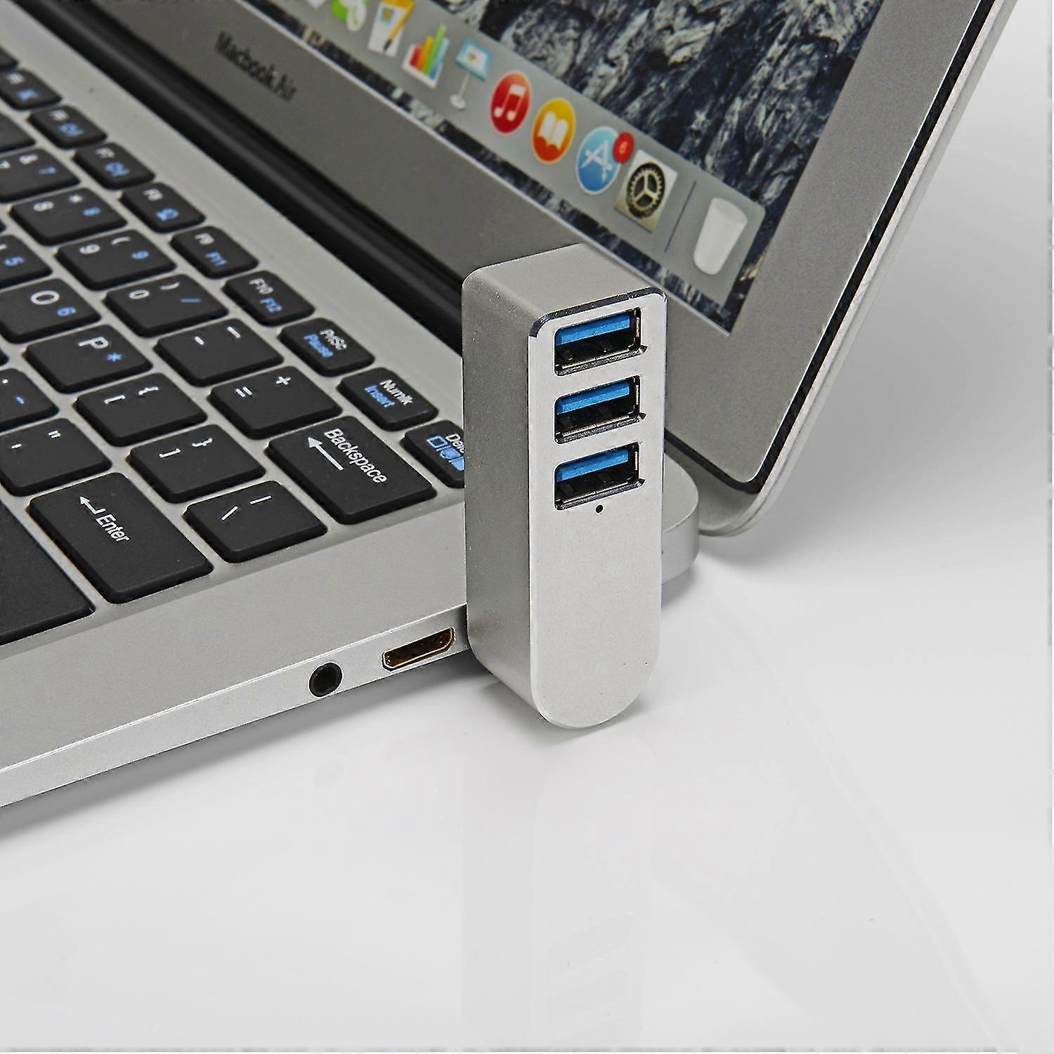 aluminum Alloy Rotating Usb3.0 Hub Splitter Usb Hub Splitter 3 Ports ...