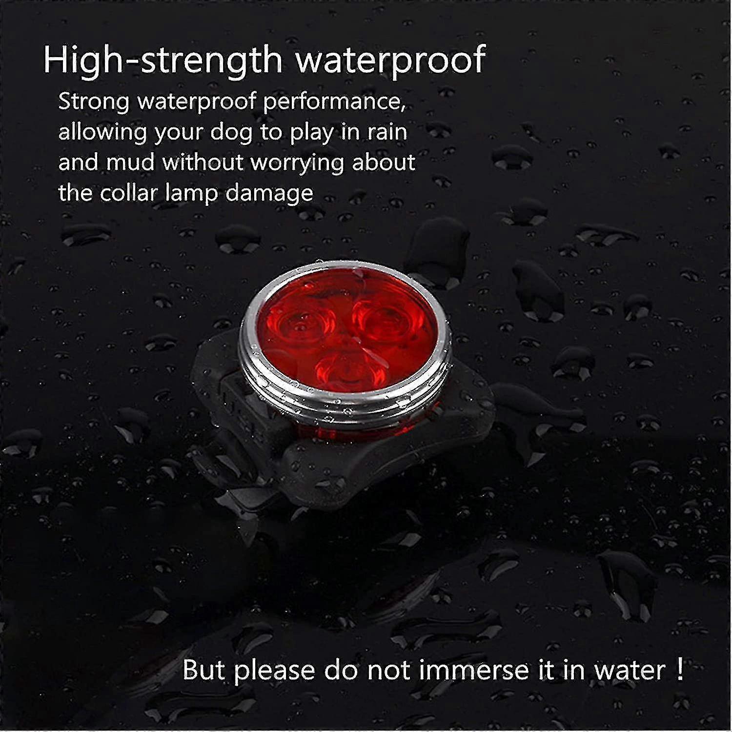 Led Light Dog Collar Pendant Light Dog Leash Flashing Light Puppy Cat ...