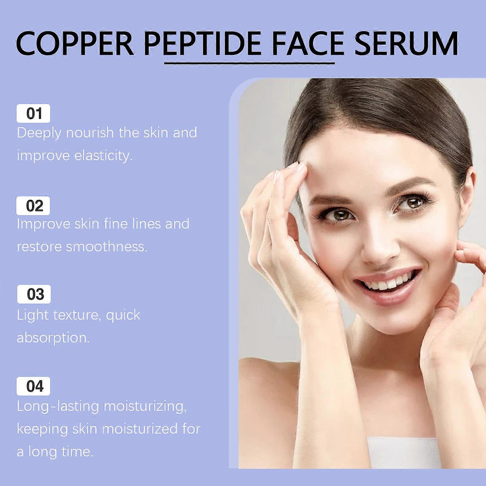 Copper Peptides tightening and anti-wrinkle serum,Improves fine lines ...