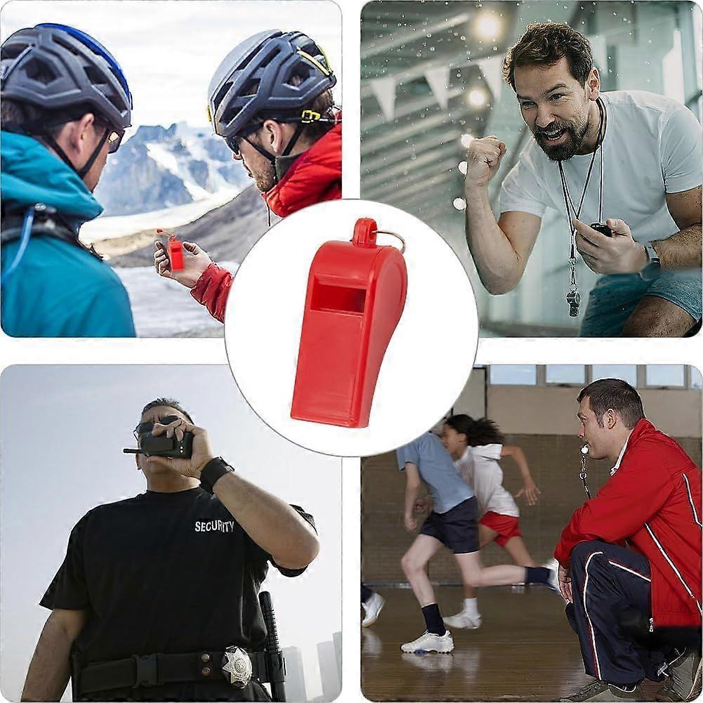 12 Pcs Professional Sports Whistle Plastic Referee Whistles Loud Crisp ...