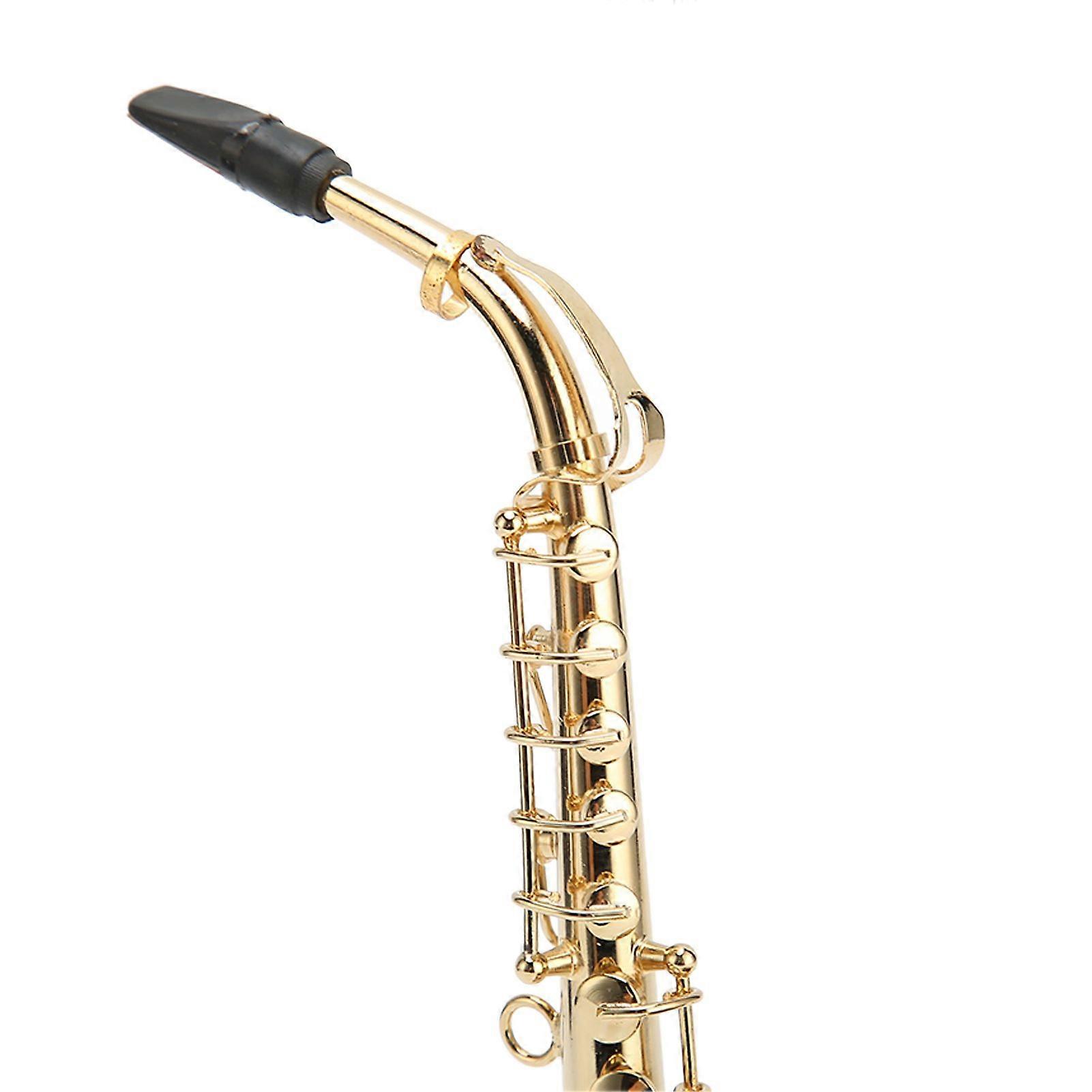 Mini Alto Saxophone Ornament Decoration Handmade Miniature Saxophone ...