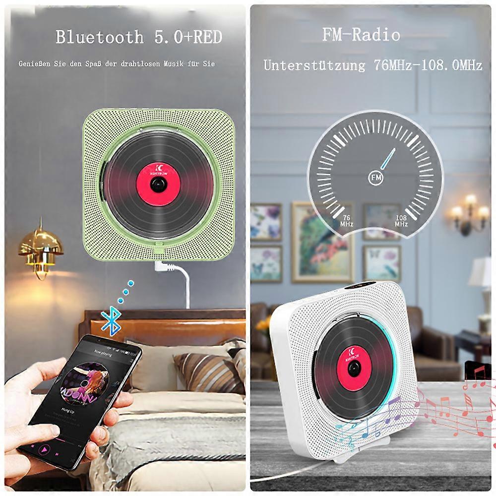 Versatile Multimedia Hub, Portable CD Player for Home with Bluetooth Hi ...