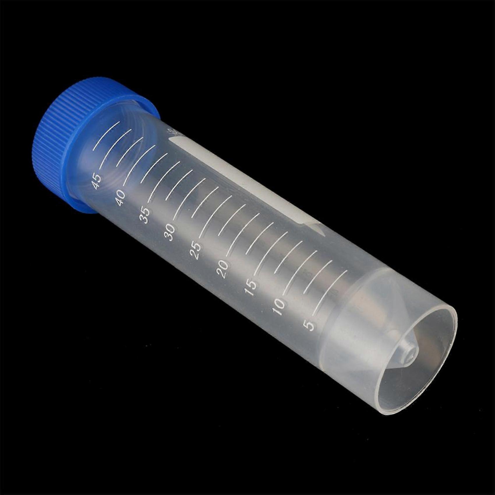 50PCS 50Ml Graduated Centrifuge Tubes, Laboratory Cryovials, Blue Screw ...