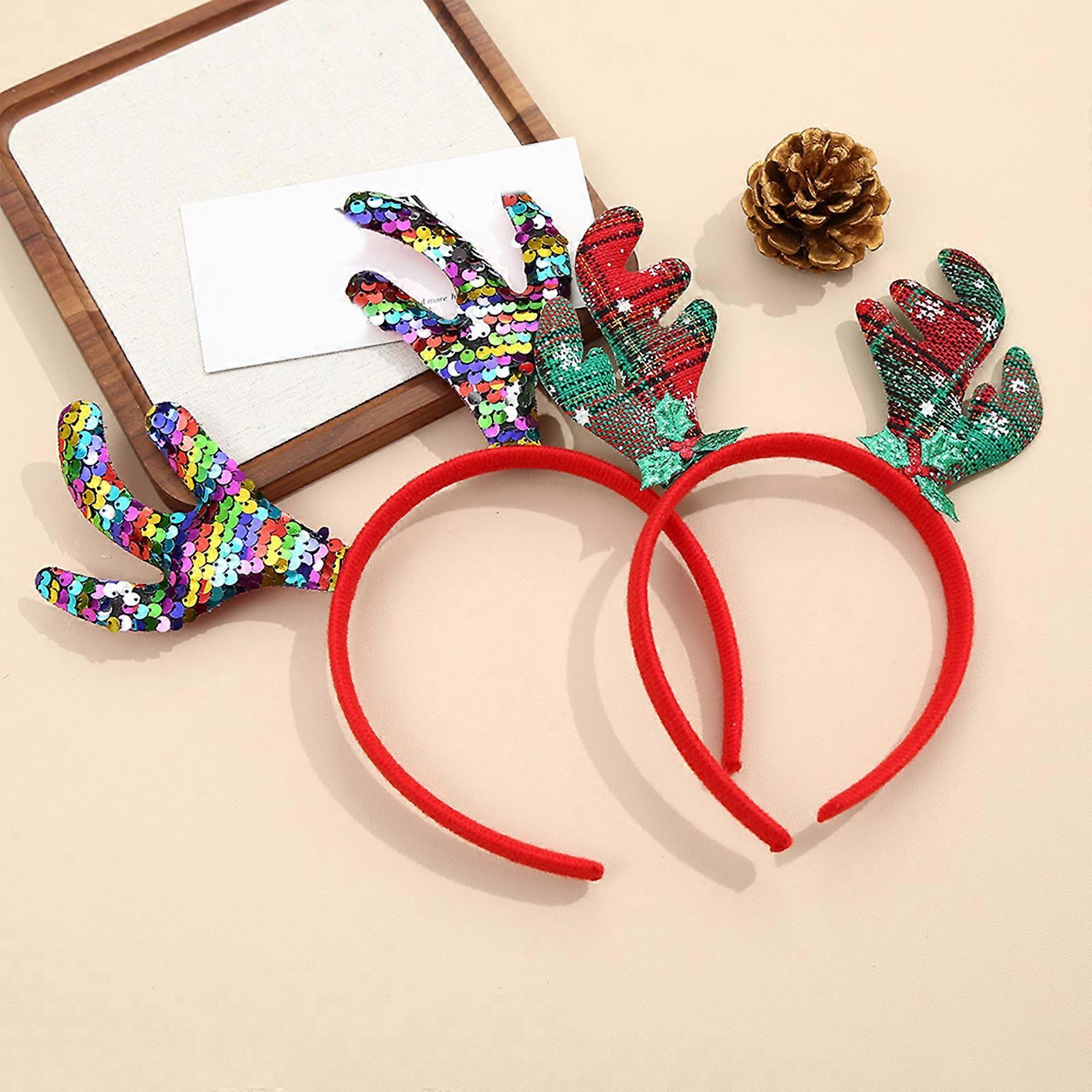 Mistletoe Christmas Headbands Headwear Party Photo Props Christmas ...