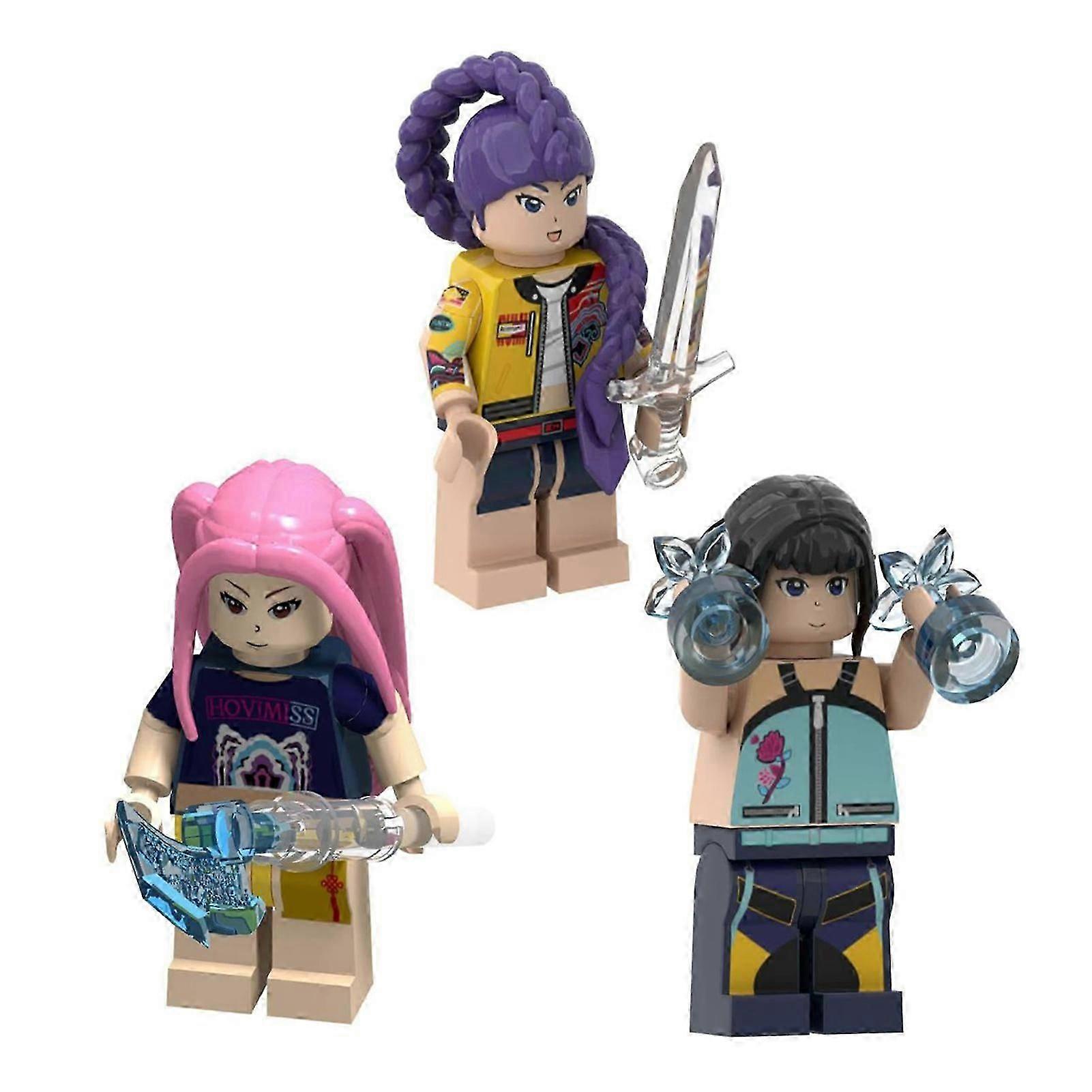 Kpop Demon Hunters Action Figures Toys - Rumi, Mira, Zoey Collectible ...