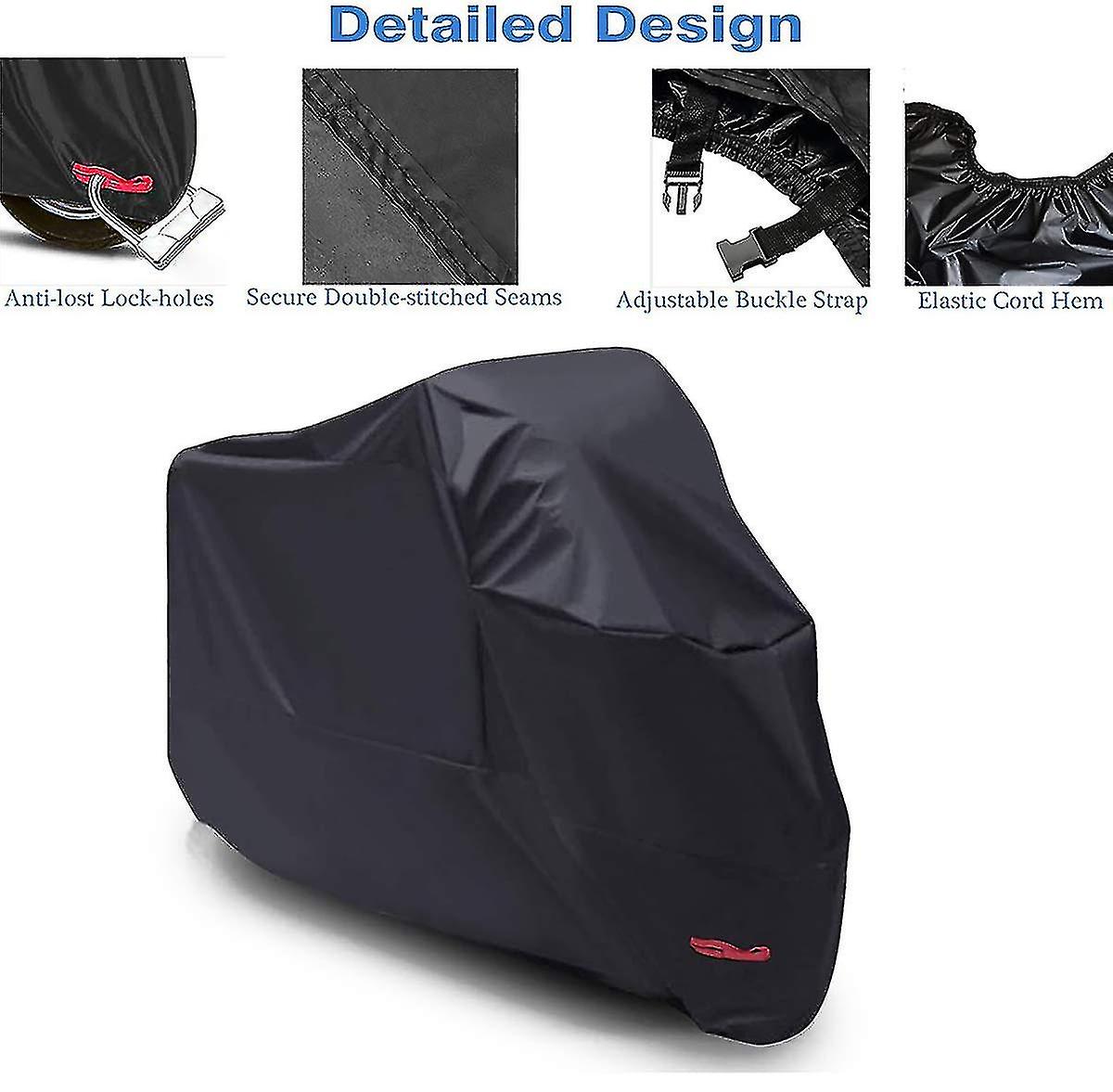 Motorcycle Cover Waterproof Outdoor Motorbike Scooter Cover Water Dust ...