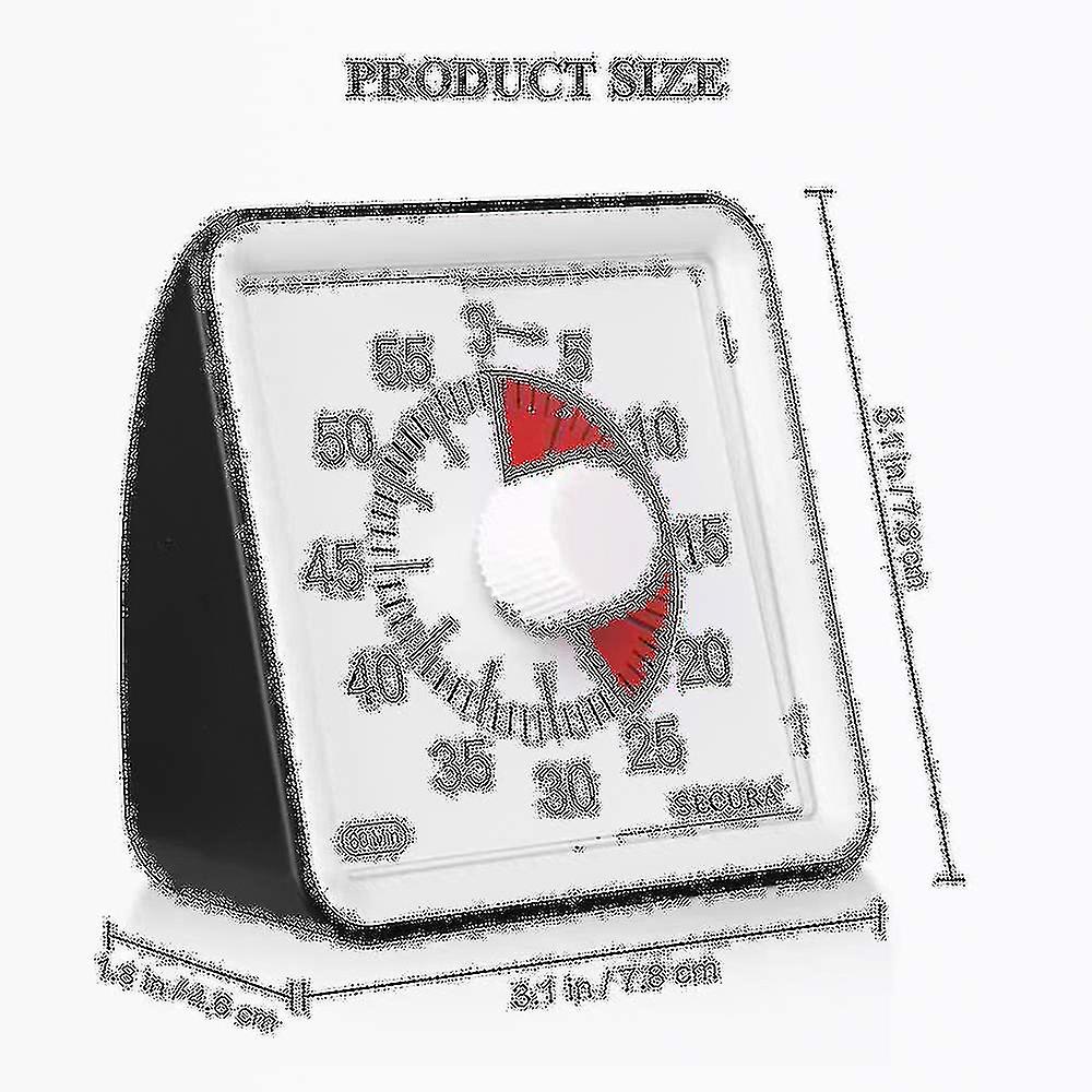 60-minute Visual Timer, Classroom Countdown Clock, Silent Timer For ...