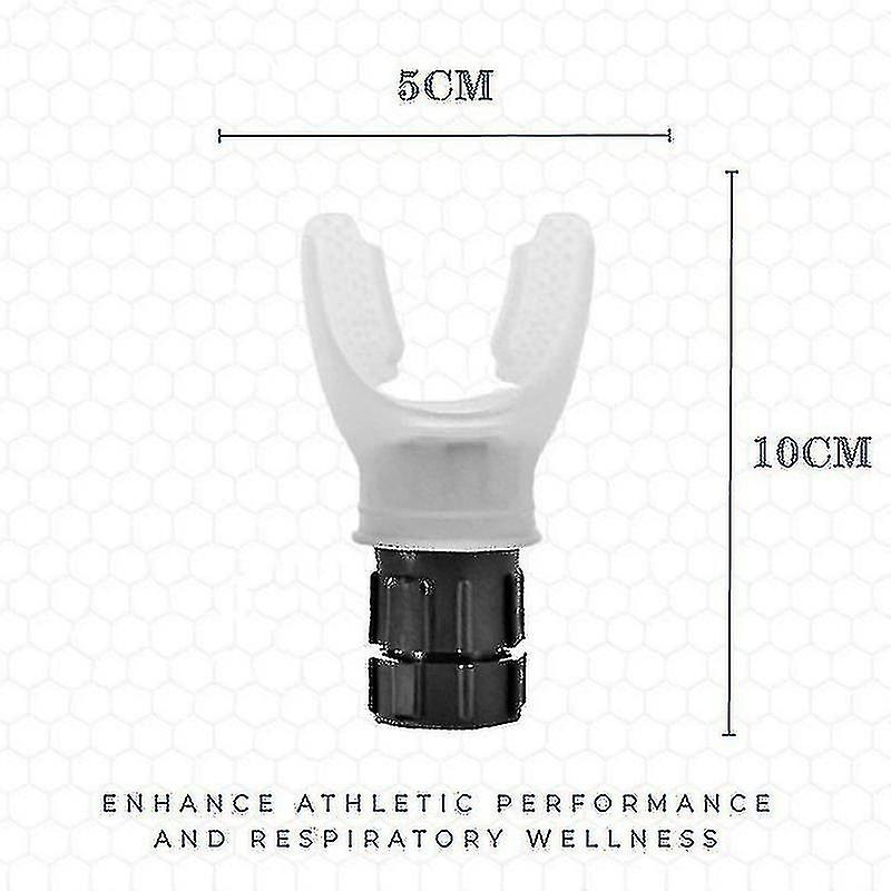 Portable Breathing Trainer Lung Silicone Mouthpiece Exercise Equipment ...