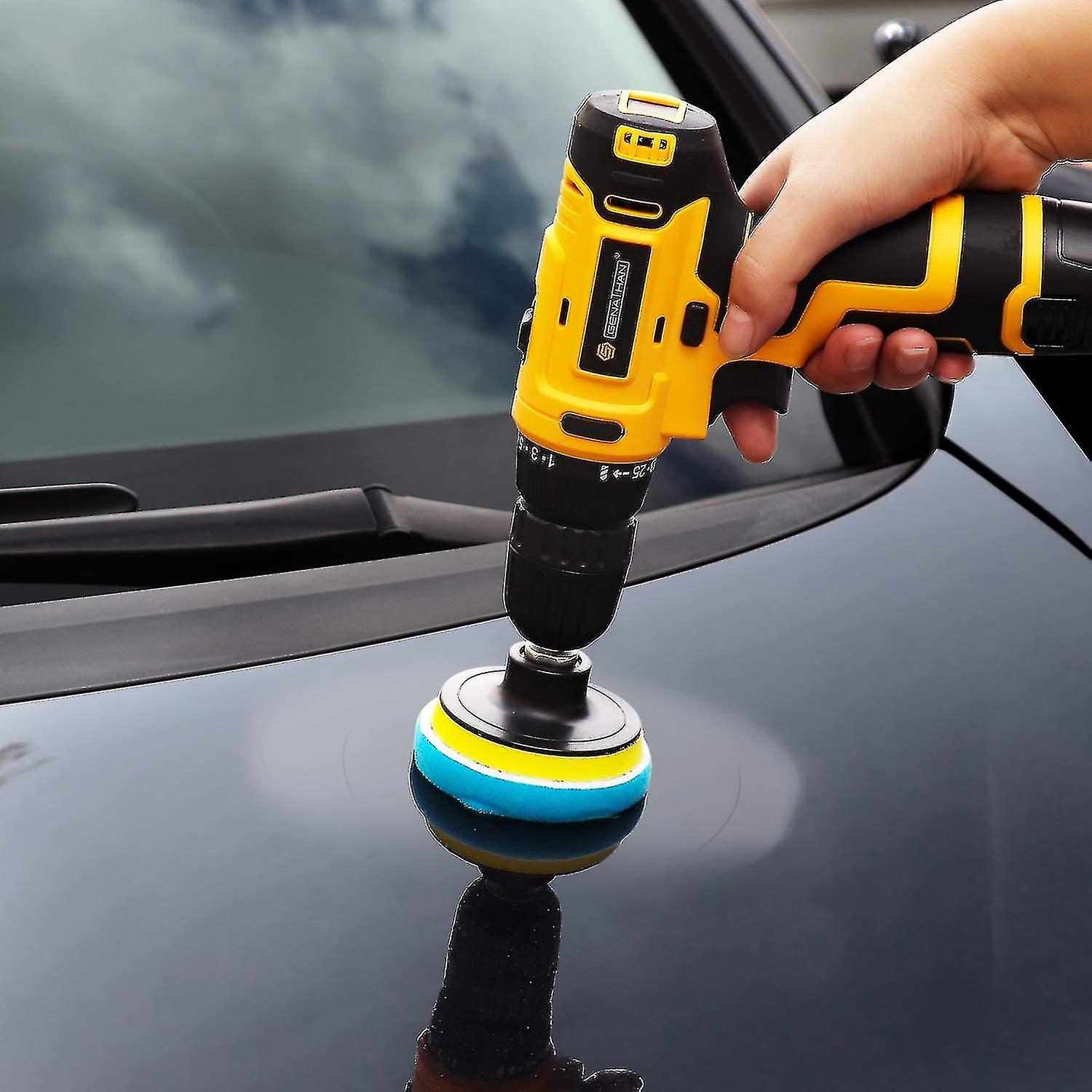 11 Pcs Car Buffer Polisher Kit Drill Buffing Kit | Fruugo UK
