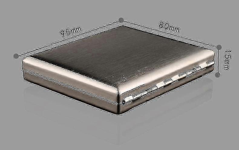 20 Pieces Of Stainless Steel Creative Cigarette Holder, Cigarette Case ...