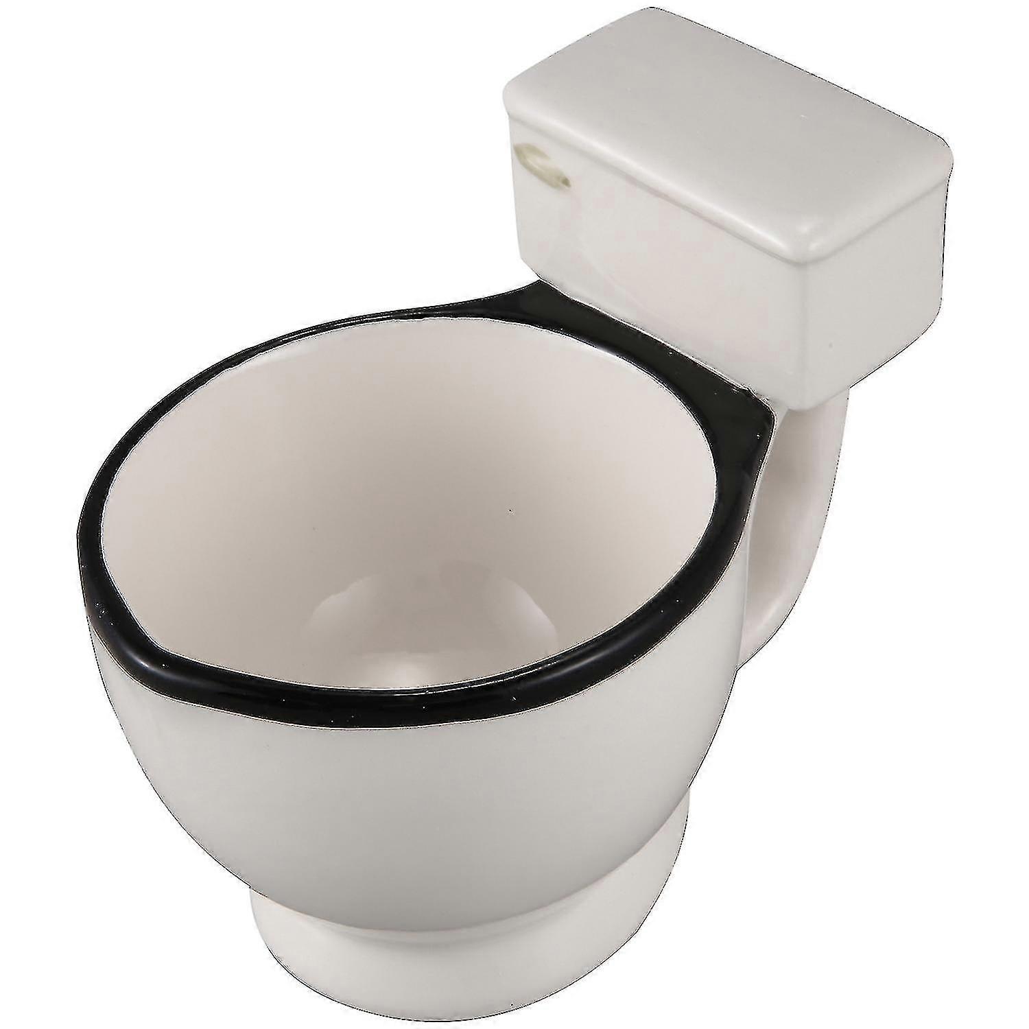Novelty Toilet Ceramic Mug With Handle 300ml Coffee Tea Milk Ice Cream ...