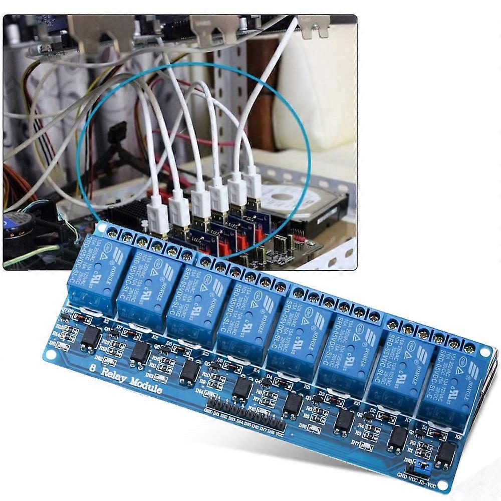 Channel DC 5V Relay Module with Optocoupler for Arduino UNO R3 1280 DSP ARM PIC AVR STM32 ...