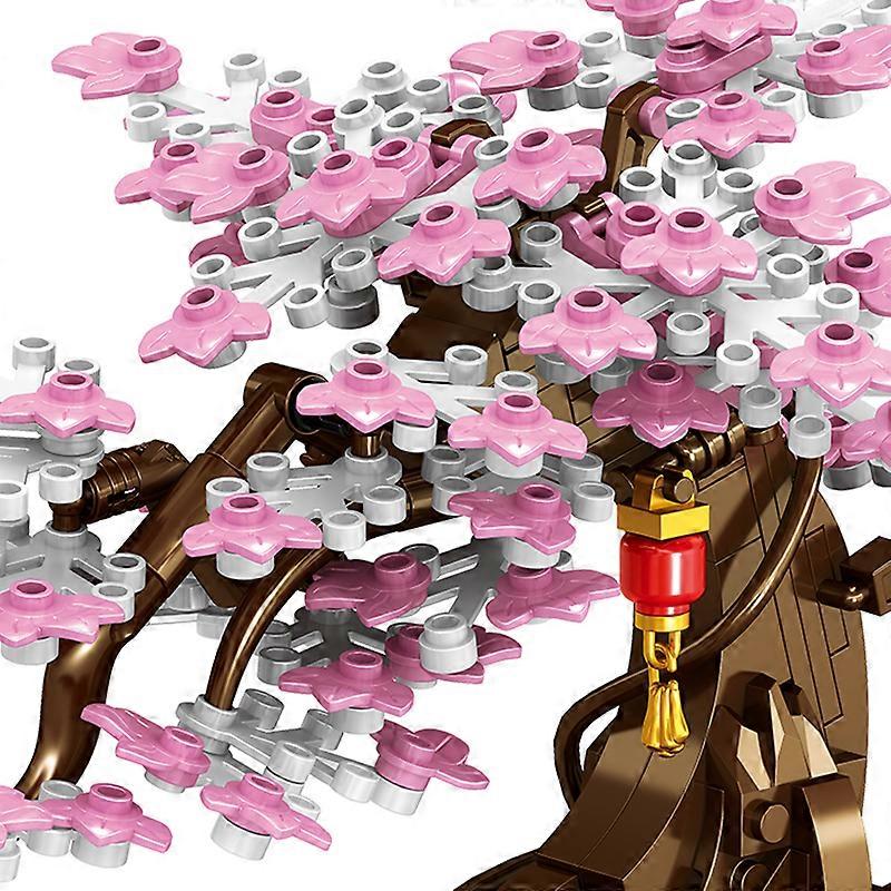 XIANRENGE Mini Garden Bonsai Building Block Cherry Blossom Pine ...