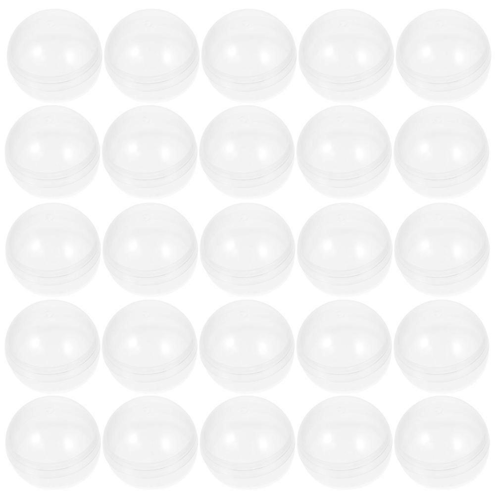 50pcs Fillable Capsules Balls Multi-purpose Twisted Balls Clear ...