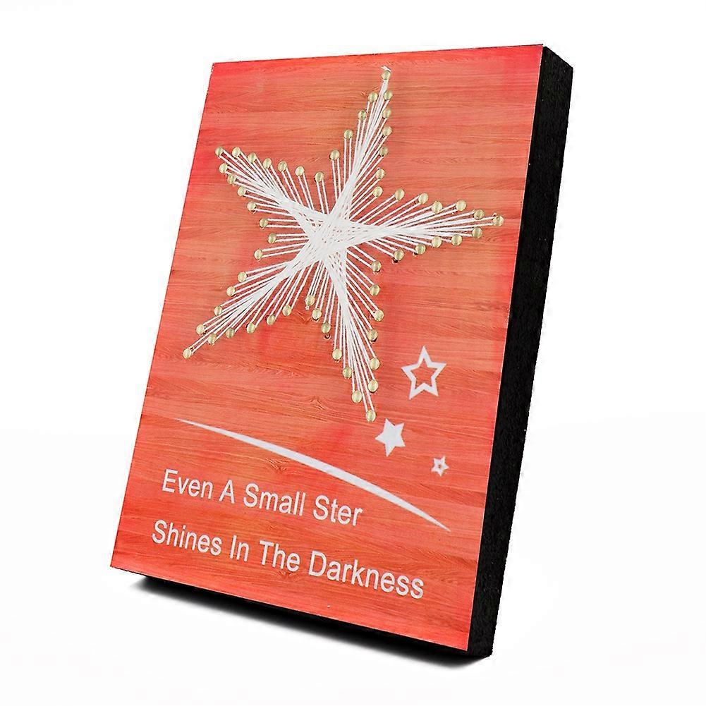 Star DIY Nail String Art Kit 3D Drawing Nails Winding Lines Painting ...