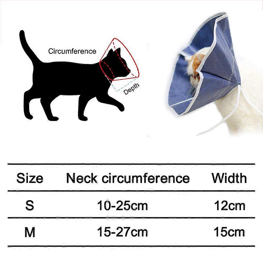 Soft Cat Recovery Collar, Cat Cone Collar, Nonwoven Fabric Elizabeth ...