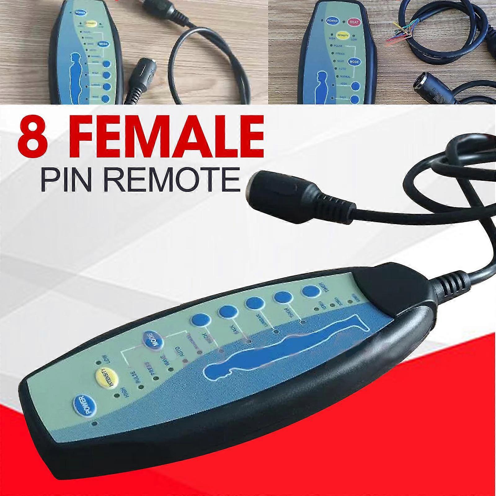 8 Female Pin Remote For Massage Power Lift Recliner Chair Hand ...