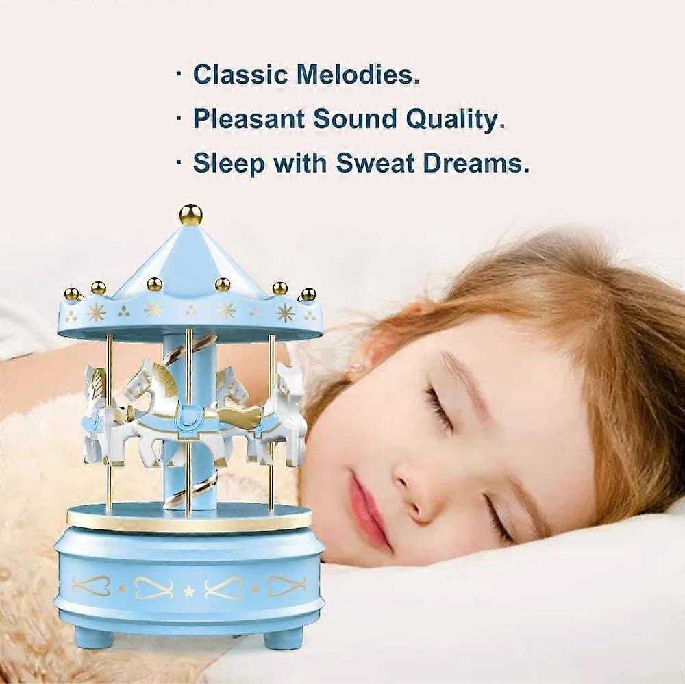 Carousel Music Box (Blue) | Fruugo UK