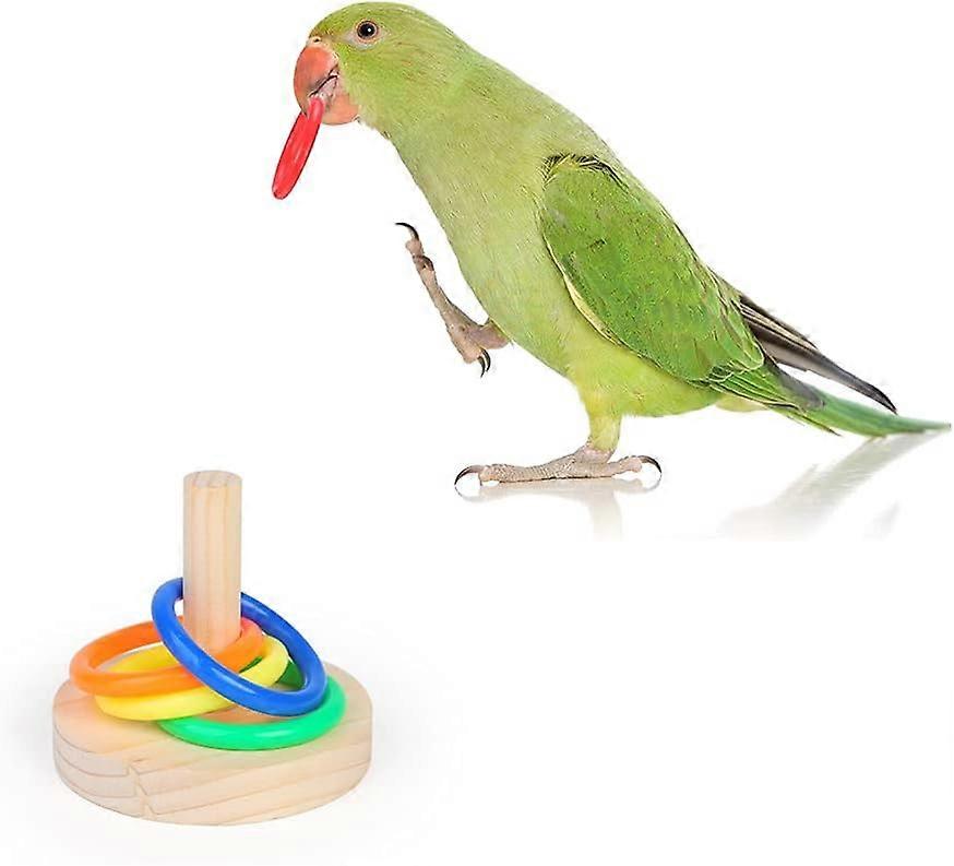 Bird Training Toy,Wooden Bird Block Puzzle Toy Parrot Training ...